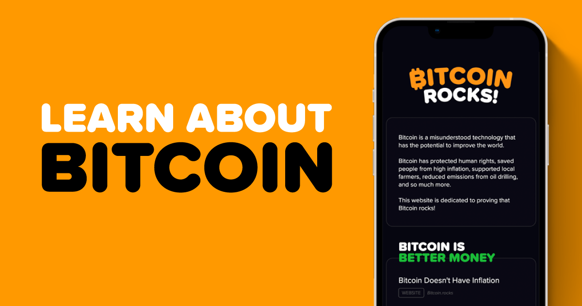 Learn about Bitcoin | Bitcoin rocks!